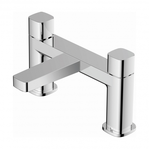 RAK Ceramics Petit Square Deck Bath Filler - Plumbsave RAK Ceramics Petit Square Deck Bath Filler - Plumbsave